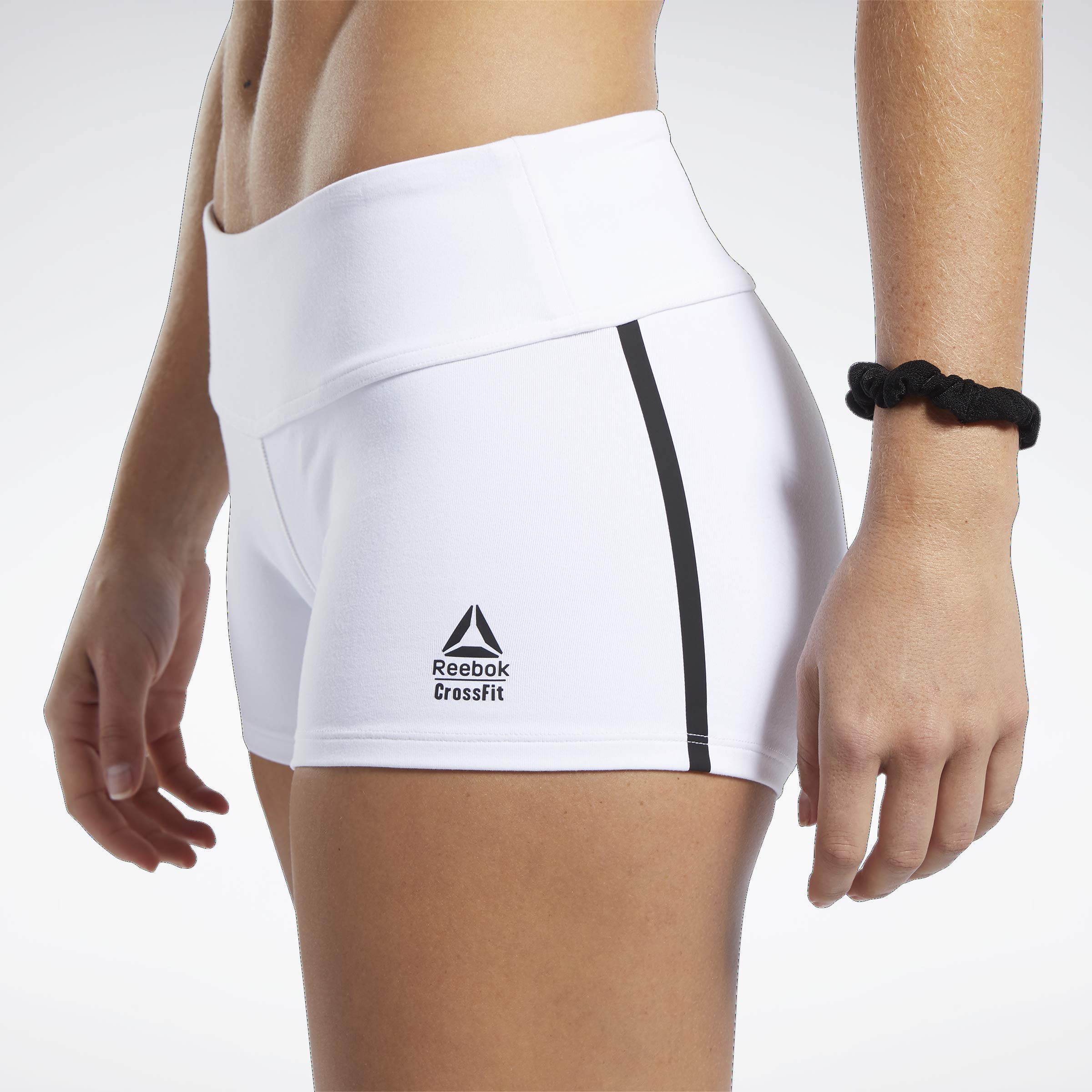 Reebok Crossfit Chase Bootie Short, White, X-Small