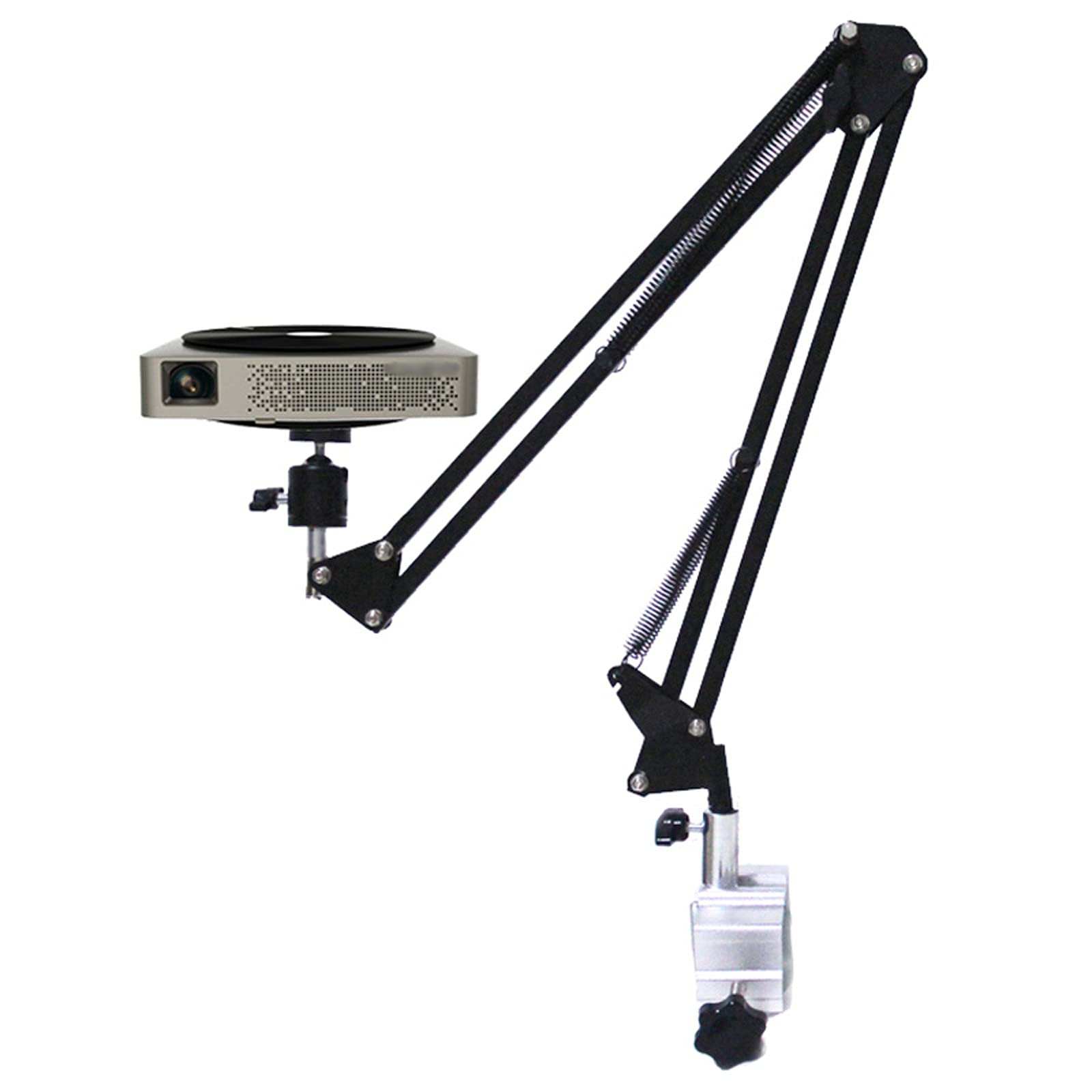 Stand Projector Mount Adapter Flexible Projector Stand Angle Adjustable Projectors Stand Multiple Adjustment Hold up to 2.2 Lbs for Projectors