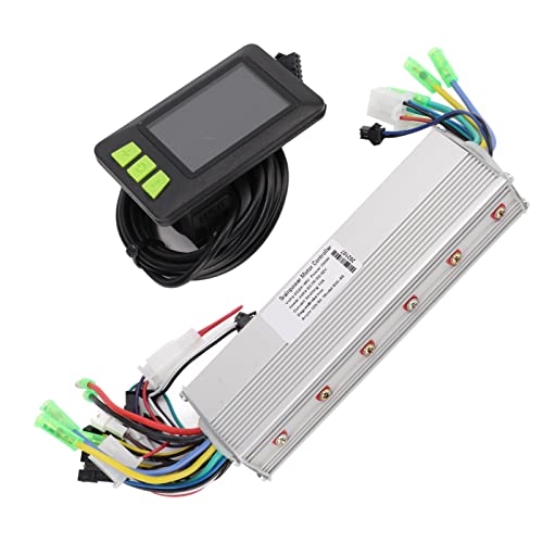 VBESTLIFE 24?48V 350W Brushless Motor Controller with Waterproof Colorful LCD Display Meter Compatible with Electric Bike Scooter Dual Drive Controller Electric Modification