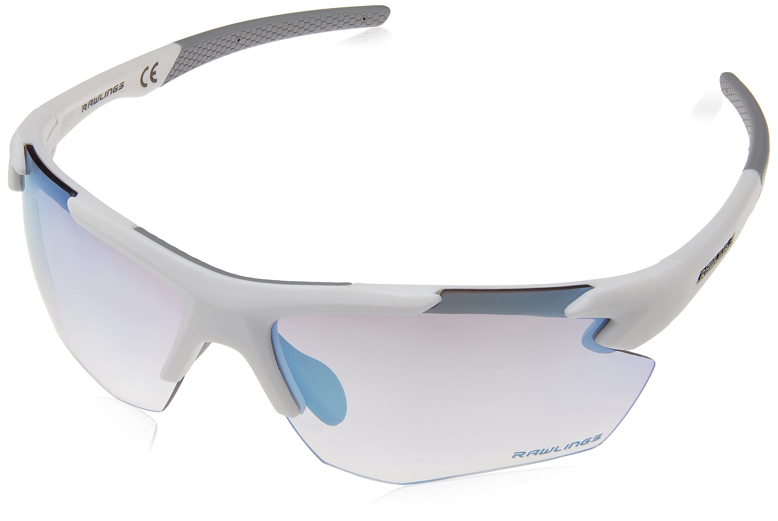 Rawlings 2102 White and Blue Mirror Sunglasses Standard, Multi, Adult