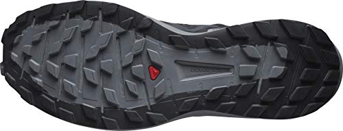 Salomon Sense Ride 4 Trail Running Shoes for Men, Black/Quiet Shade/Ebony, 12