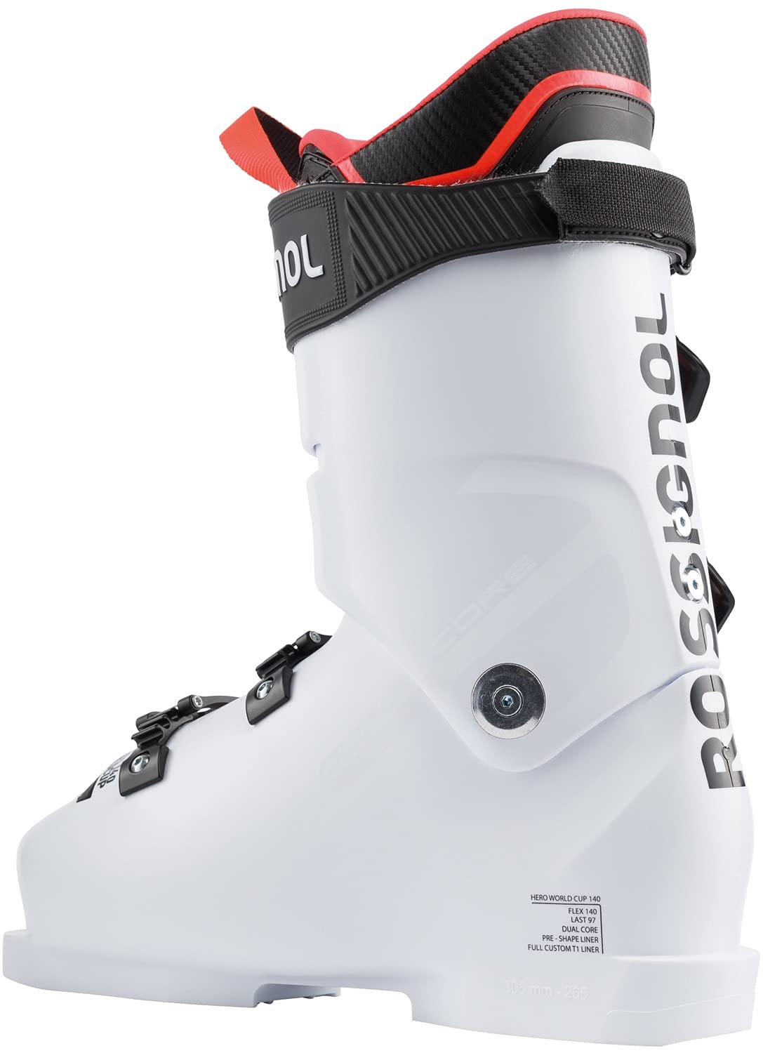 Rossignol Hero World Cup 140 Ski Boots, Adults Unisex, White, 30