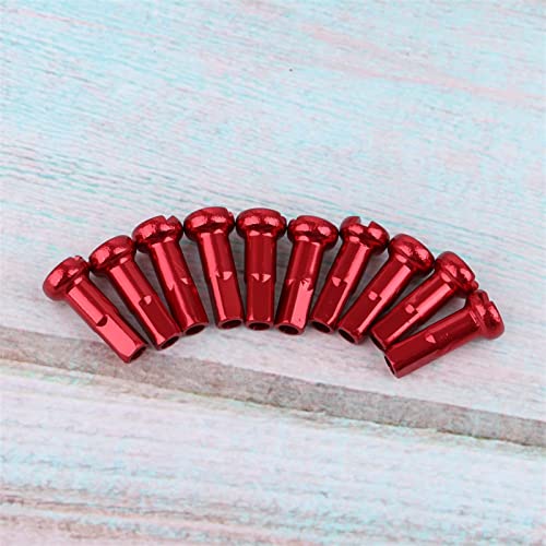 WICKYPRINCE Bike Spoke Nipples 10 Pack Spoke Nipples Ends for Mountain Road Bikes 14 G Spokes Protector Guards (Color : Yellow)