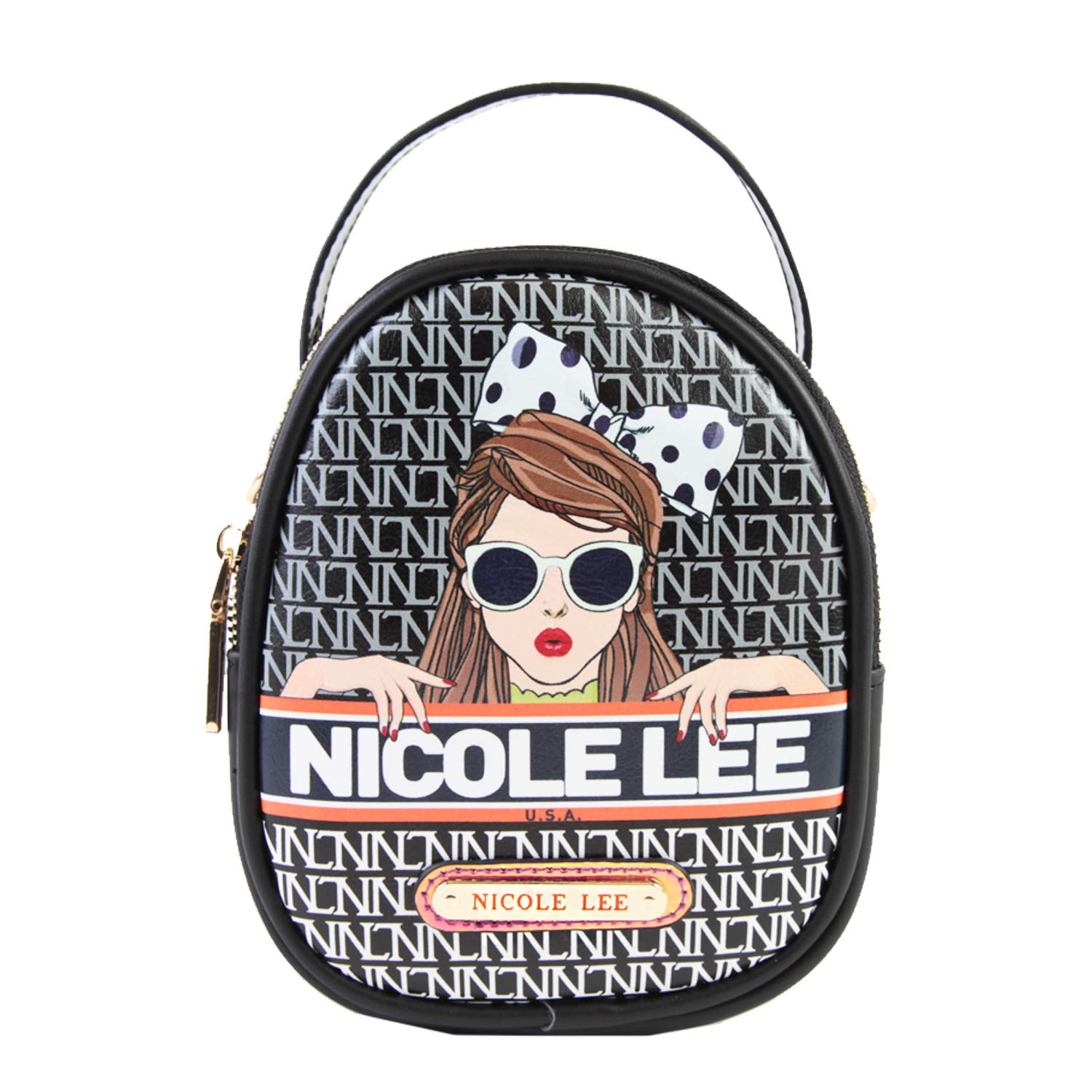 Nicole Lee Exclusive Mini Printed Crossbody Bag (See My Sweetheart)