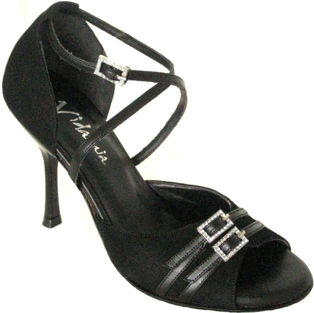 Vida Mia - Valencia Dance Shoes (Tango, Salsa) Womens 38 EUR Black