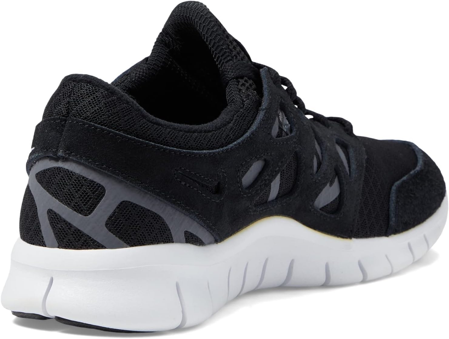 Nike Women's Free Run 2, Black White Dark Grey 001, 8.5