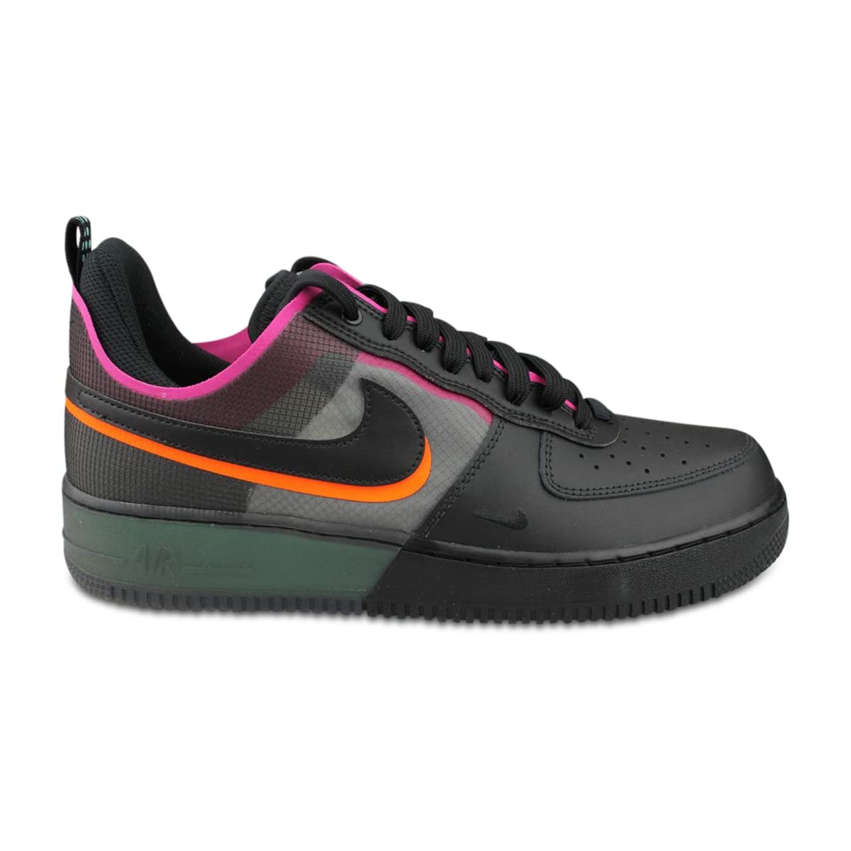 Nike Men's Slippers Basketball Shoe (Black/Black-Team Orange, US Footwear Size System, Adult, Men, Numeric, Medium, 10.5)