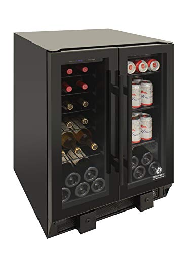 Vinotemp EL-BWC102-02 Touch Screen Beverage Wine Cooler, Black