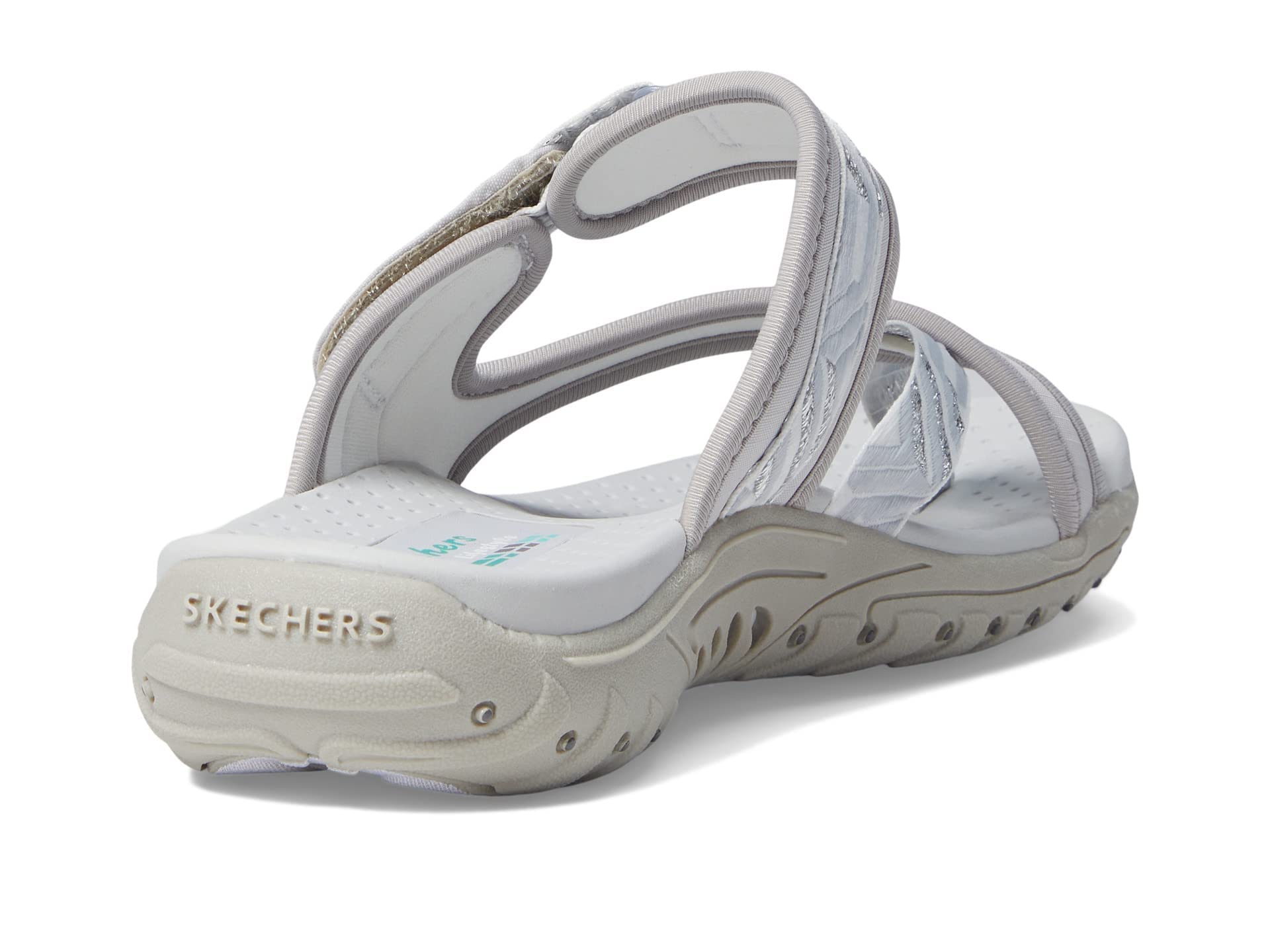 Skechers Reggae - Vibrancy Light Gray 6 B (M)