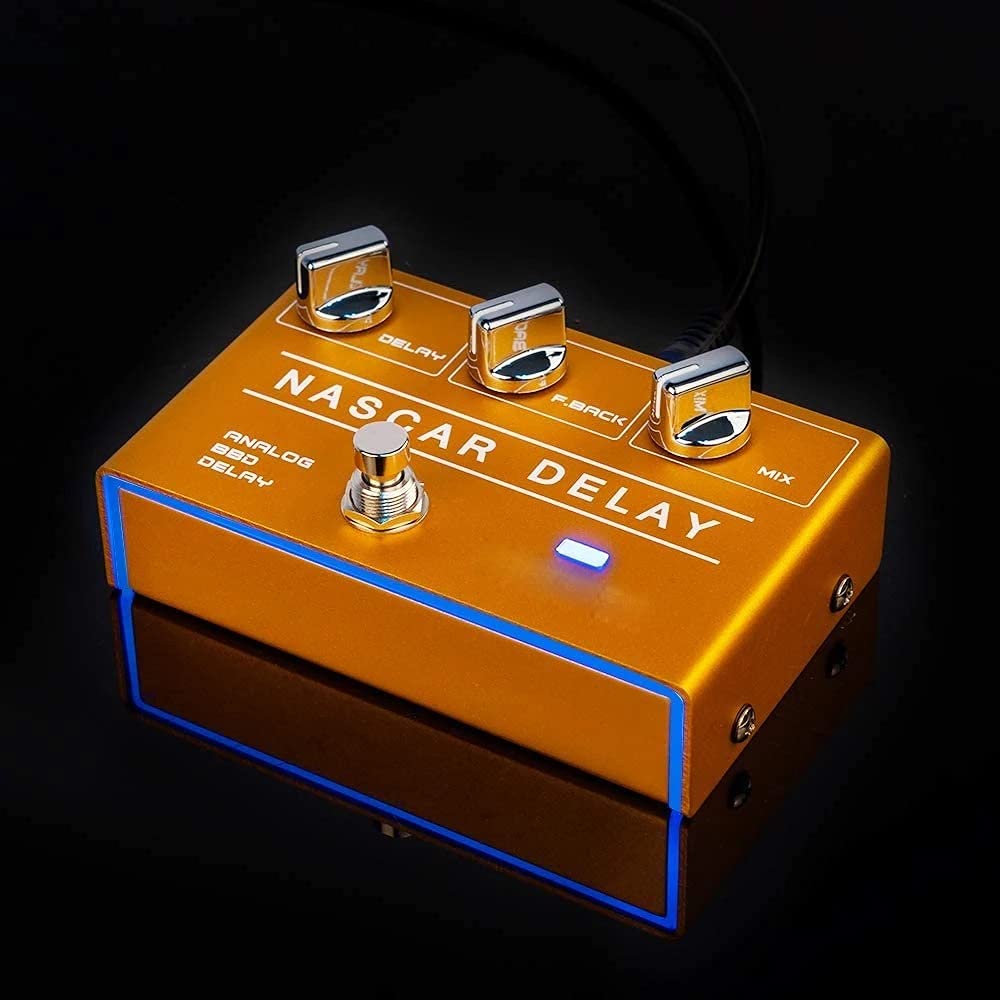 WYFDP Delay Effect Pedal by Classic BBD Deliver Warm Natural Sound Perfect for Solo Analog Delay Guitar Pedal
