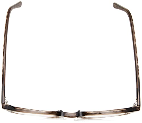 Polo Ralph Lauren Men's PH2083 Round Prescription Eyewear Frames, Shiny Striped Brown/Demo Lens, 50 mm