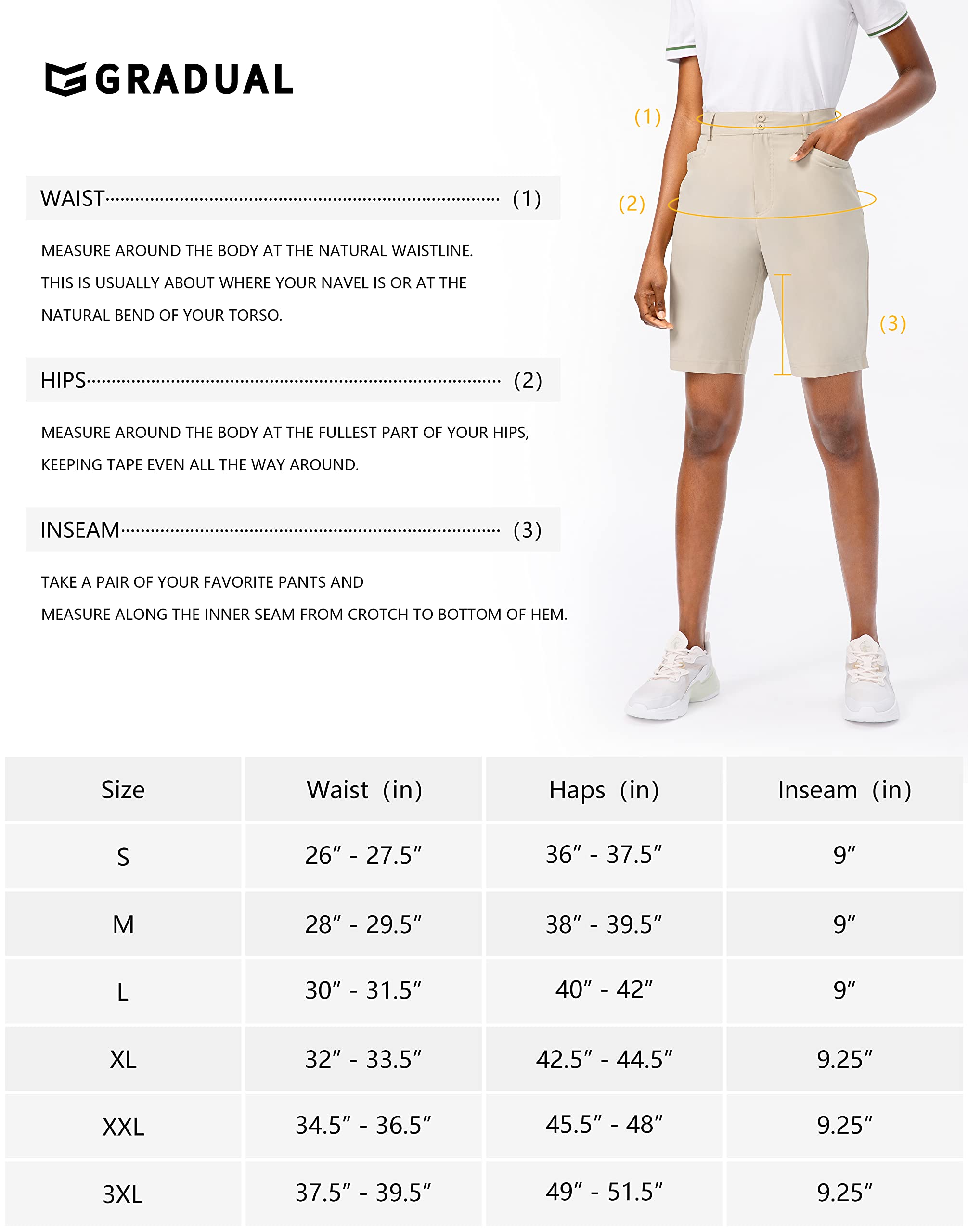 Women's Golf Hiking Shorts Lightweight Quick Dry 9" Cargo Bermuda Long Shorts Knee Length with Pockets for Women (Navy, M)