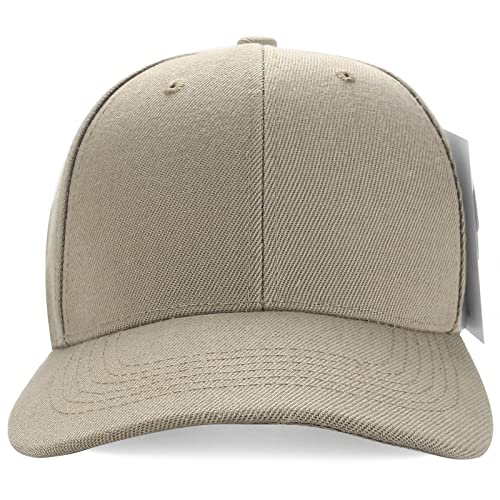 Women's Baseball Caps Trendy Unisex Hat Men's Sun Hat Fashionable Tweed Fabric Summer Winter Adjustable Size Trucker Hats (Khaki 01)