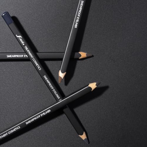 Sorme Treatment Cosmetics Smearproof Eyeliner 0.16oz | Long Lasting Black Waterproof Eyeliner Pencil | Smudge-Proof Waterline Eyeliner | Cruelty-Free and Gentle Pencil Eyeliner
