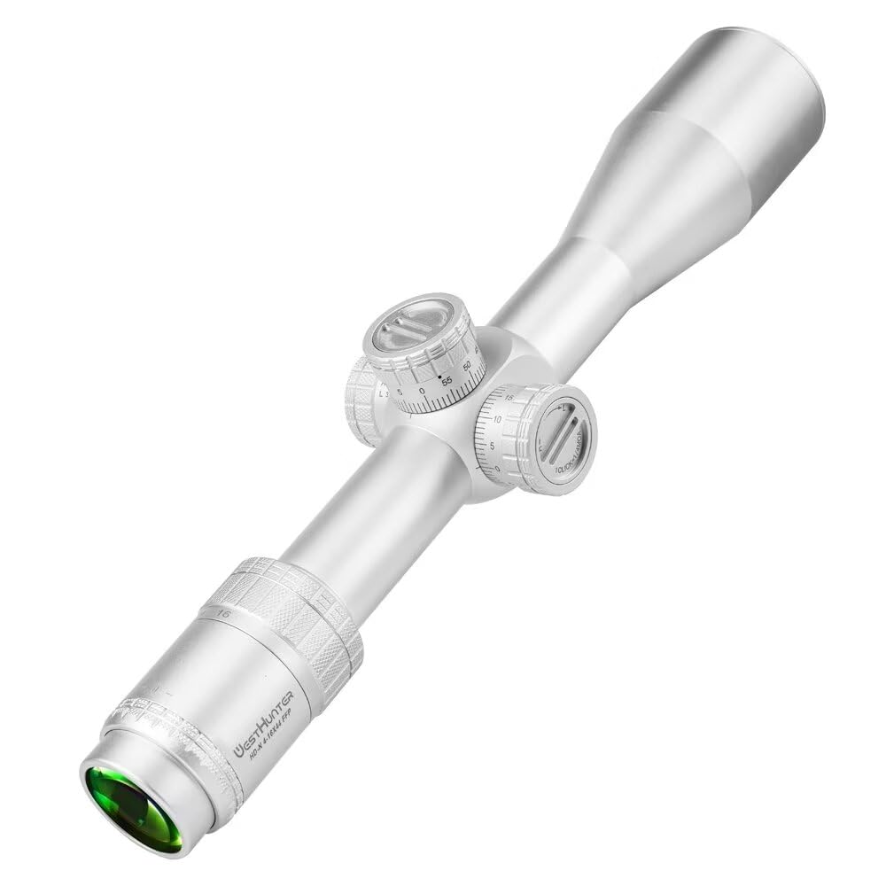 WestHunter Optics HD-N 4-16x44 FFP Scope, 30 mm Tube First Focal Plane Etched Glass Reticle 1/4 MOA Precision Shooting Scopes | Picatinny Kit B