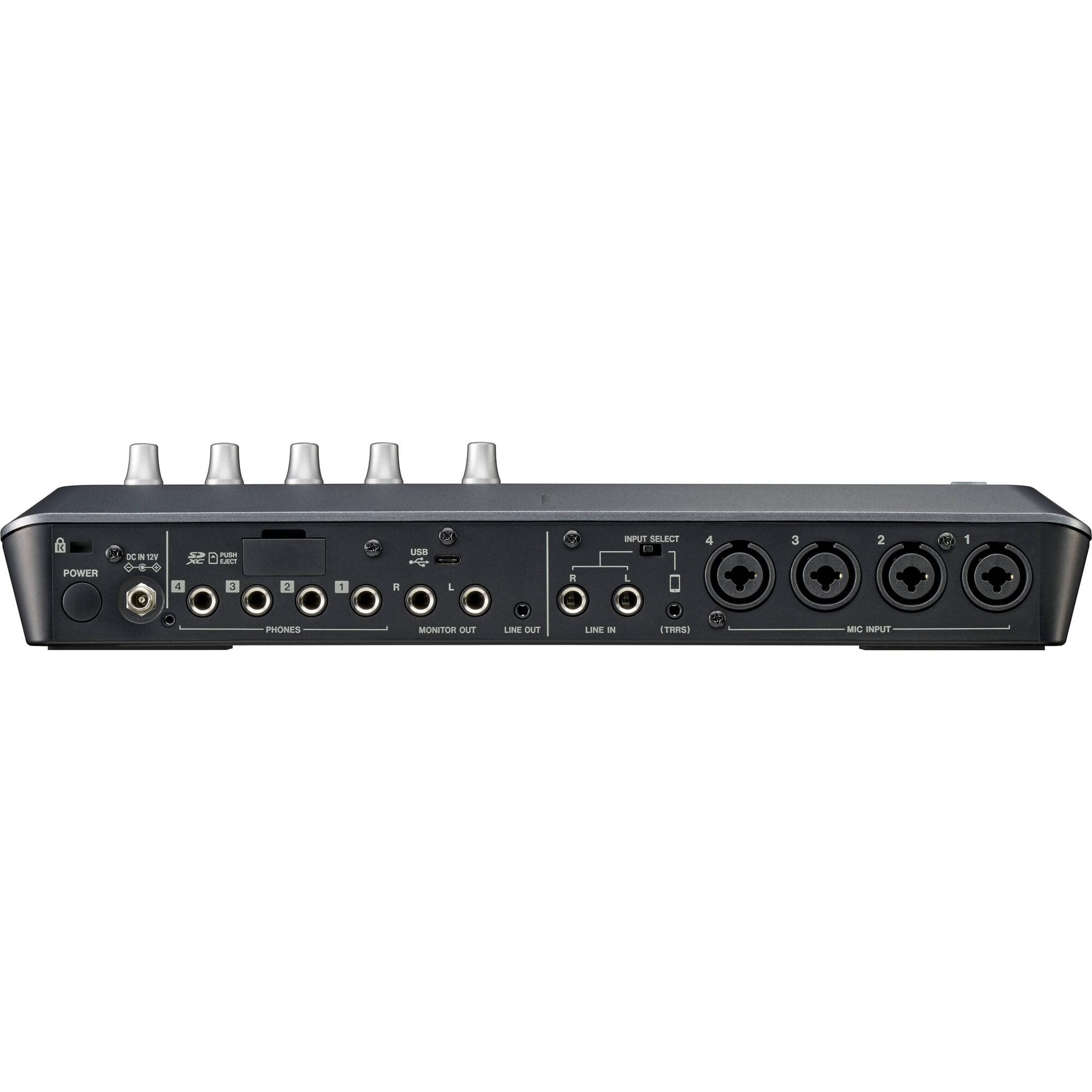 Tascam Mixcast 4 Podcast Mixer Built-in Recorder/USB Audio Interface Bundle with Tascam TH-02 Headphones, 64GB SDXC Memory, 2x 10-Foot TRS Cable, 2x 10-Foot XLR Cable, 4x Cable Tie, Microfiber Cloth