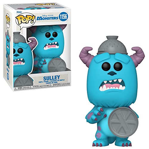 POP Disney Pixar: Monsters Inc. 20th - Sulley with Lid Funko Pop! Vinyl Figure (Bundled with Compatible Pop Box Protector Case), Multicolored, 3.75 inches