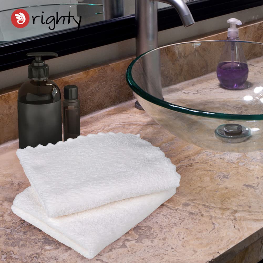 Orighty 6 Pack Hand Towels - Ultra Soft & Highly Absorbent - Microfiber Coral Velvet for Bathroom, Gym, Shower, Spa, Quick Drying Hand Towel 15 x 25 inches (Grey)
