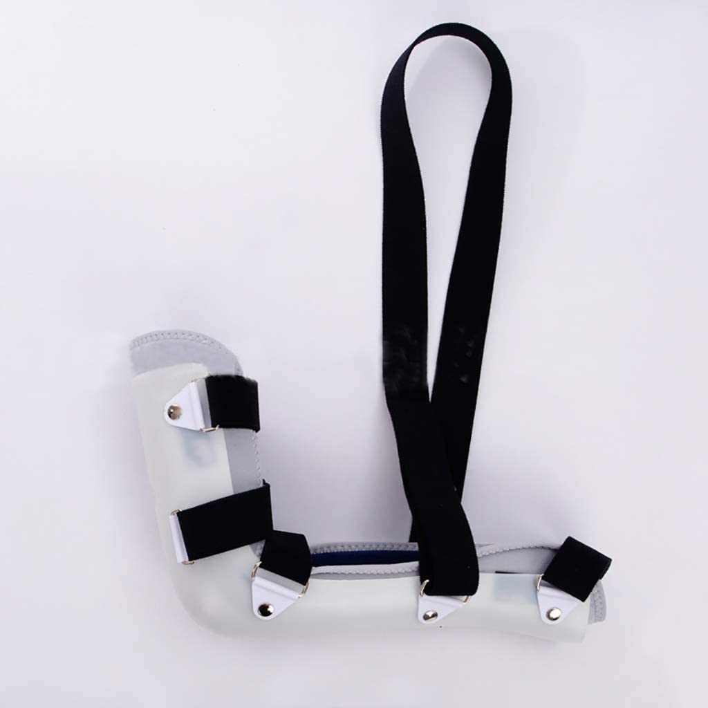TSUSF Elbow Brace With Strap, Post OP Elbow Brace Stabilizer Splint Arm Orthosis Injury Recovery Support For Injury Recovery (Color : Right)