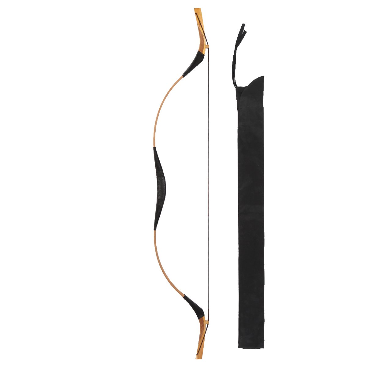 Pigskin Handmade Manchu Bow Mongolian Bow Traditional Recurve Horsebow MGZ (45 LB)
