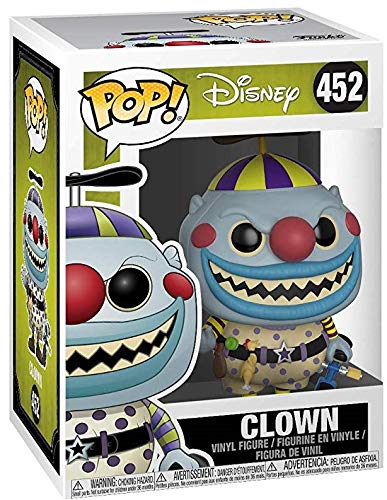 POP Disney: The Nightmare Before Christmas - Clown (Halloween Town) Funko Vinyl Figure (Bundled with Compatible Box Protector Case)