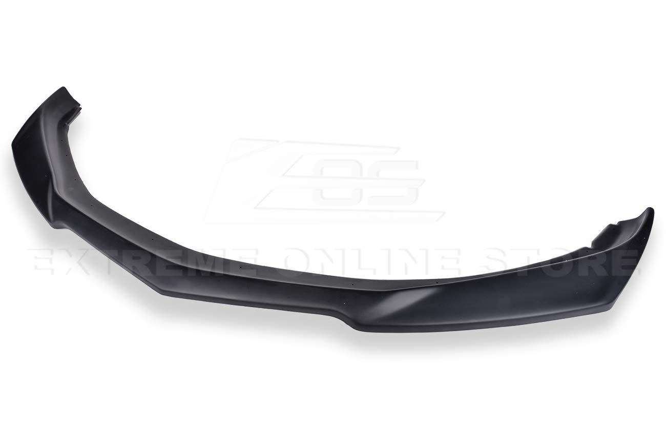Replacement for 2016-Present Chevrolet Camaro SS 2019-Present Chevrolet Camaro LT LS RS | ZL1 Style Front Bumper Lower Lip Splitter (ABS Plastic - Matte Black)