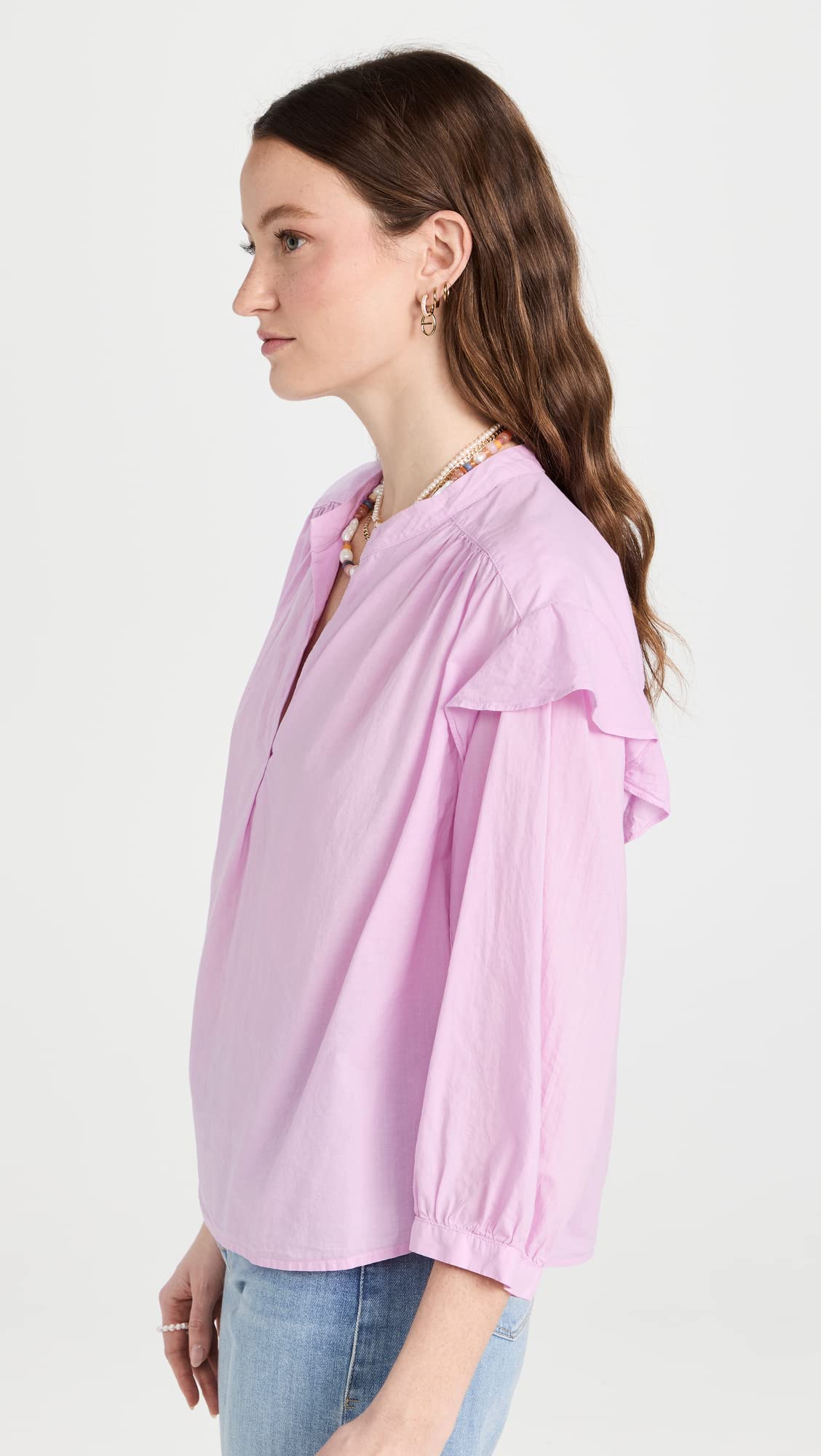 XIRENA Women's Aria Top, Lilac Veil, Purple, Pink, M