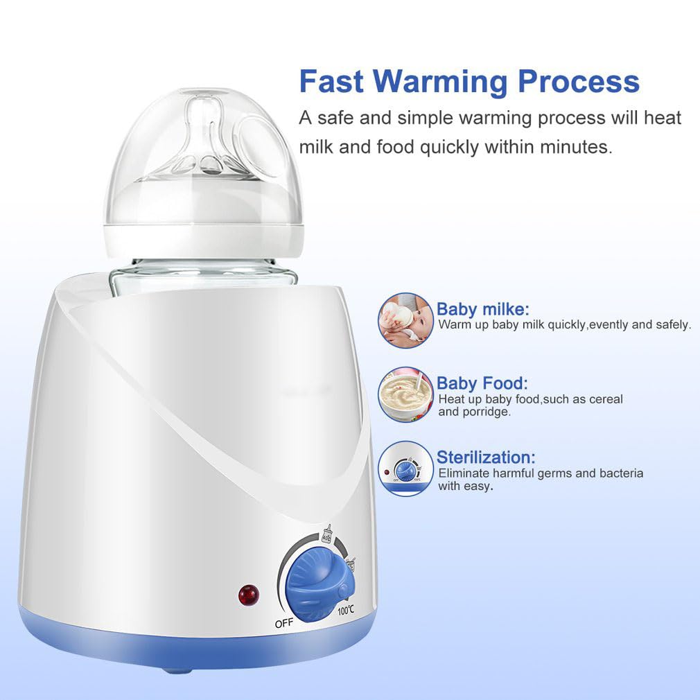 Portable Bottle Warmer, Fast Bottle Warmer For Breastmilk For All Bottles With Accurate Temperature Control And Automatic Shut-Off, Multifunctional Bottle Warmer On The Go For Insulation, Heating