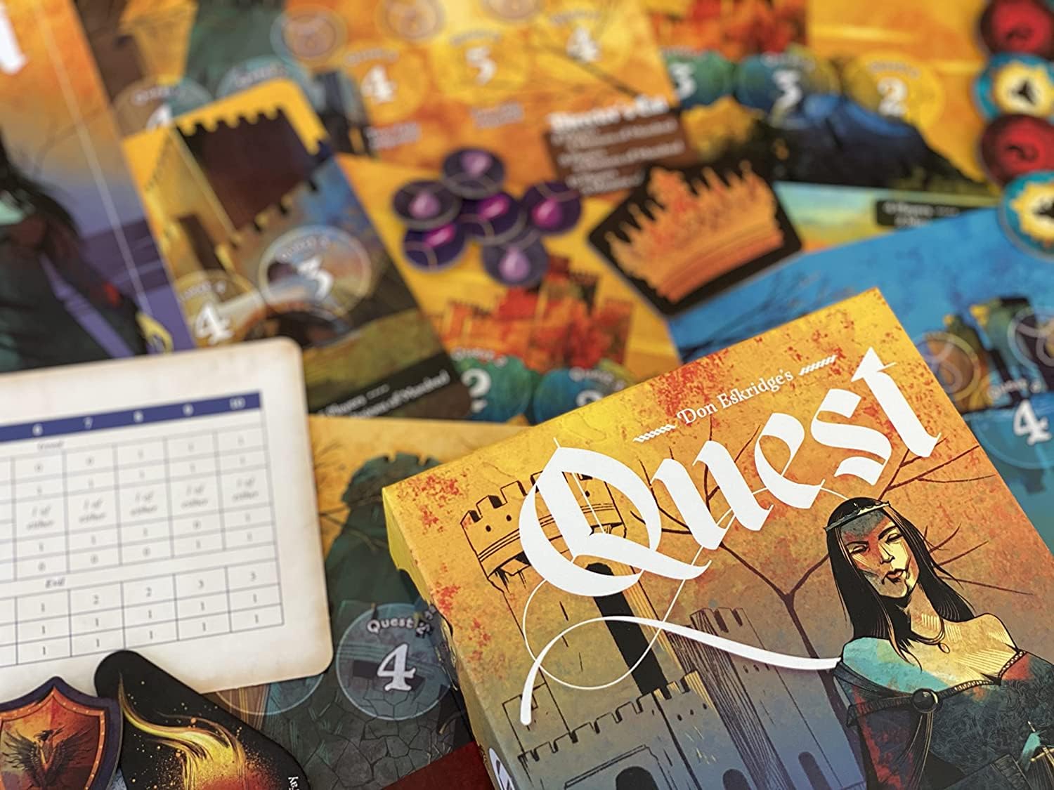 Quest - by Indie Boards and Cards -Social Deduction Board Game
