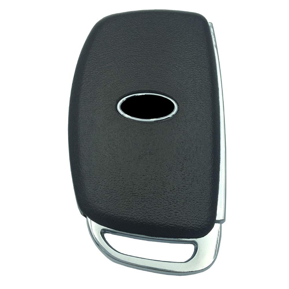 Replacement Hyundai Key Fob Shell Case with 4 Button Fit for Hyundai IX25 IX35 Elantra Sonata Verna Key Remote Control Key Fob Shell