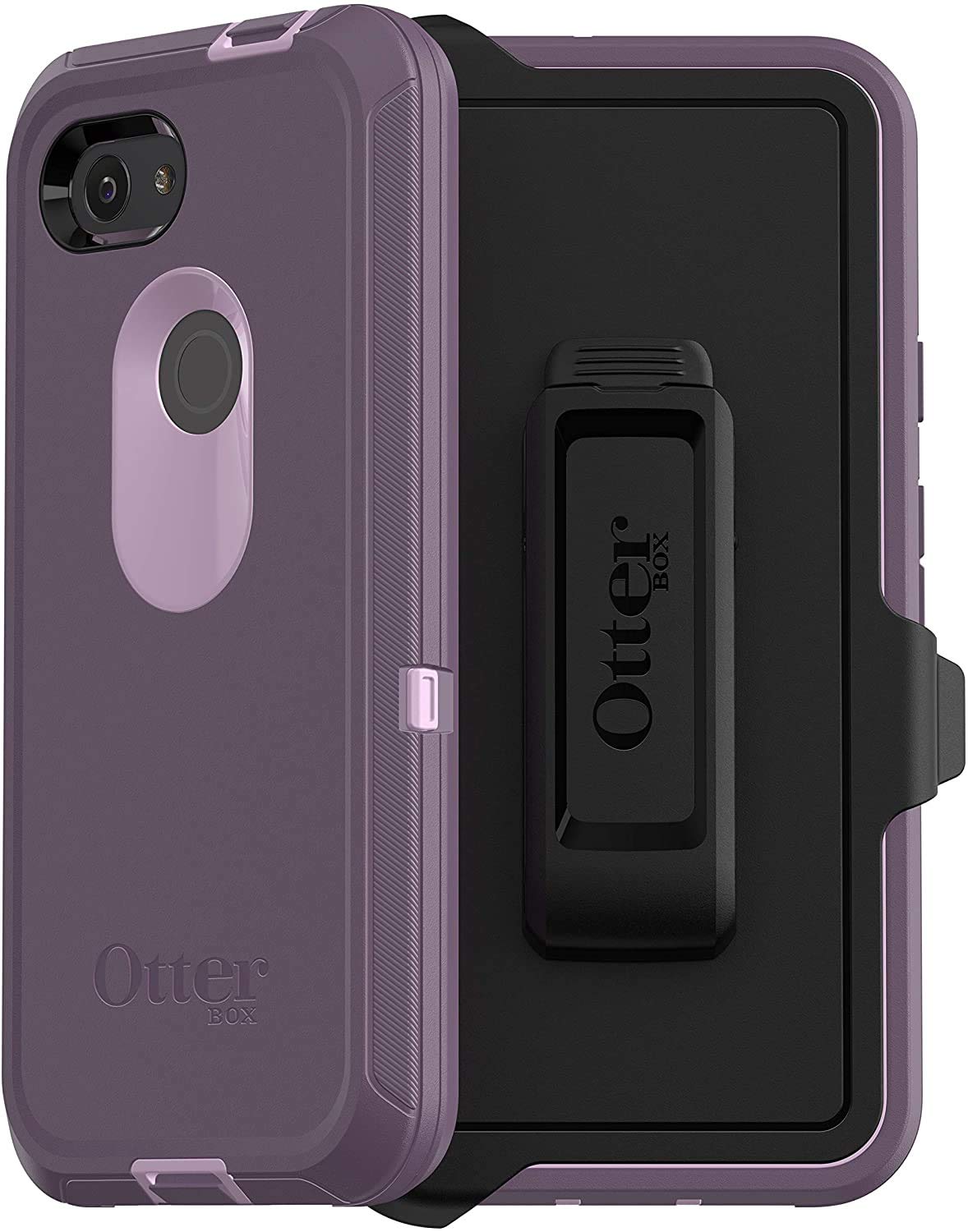 OtterBox DEFENDER SERIES Case forGoogle Pixel 3a - Retail Packaging - PURPLE NEBULA (WINSOME ORCHID/NIGHT PURPLE)