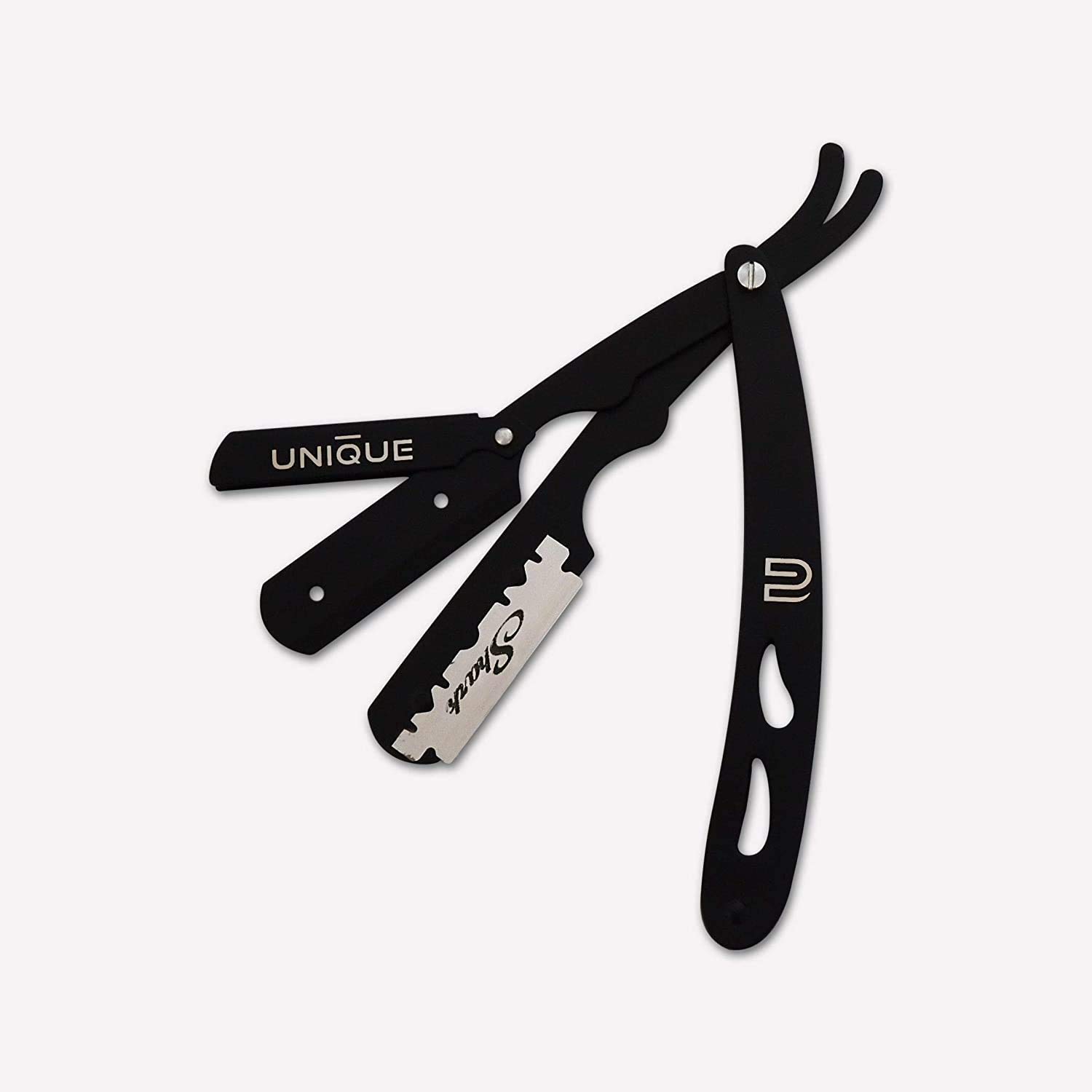 Professional Barber Hair Shaving Razor Straight Folding Knife With Free 100 Blade