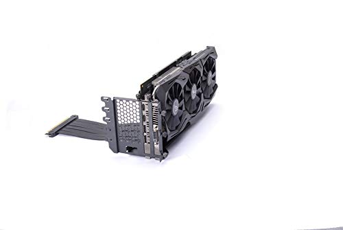 Phanteks PH-VGPUKT_02 β Universal Vertical GPU Bracket with 220mm Flat Line Pci-E X16 Riser Cable Kit