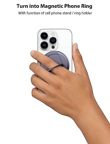 Stouchi Aluminum Mag-Safe Continuity Camera Mount, Upgraded iPhone Camera Mount Compatible with MacBook Pro, Air, iPhone 12 13 14 15 Series（Silver）