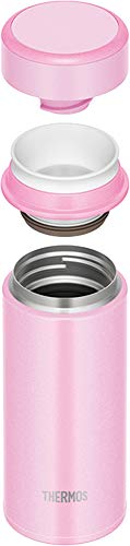 Thermos JOG-250 LP Water Bottle, Vacuum Insulated Travel Mug, 8.5 fl oz (250 ml), Light Pink