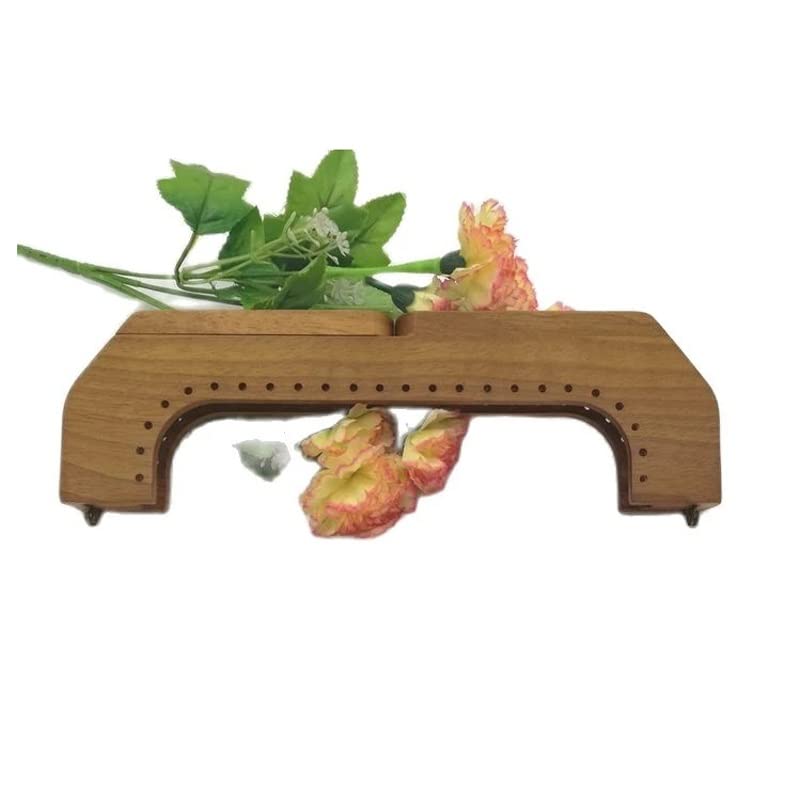 ZLXDP Handmade Solid Wood Material Wooden Purse Frame Bag Parts (Color : E, Size : 1)