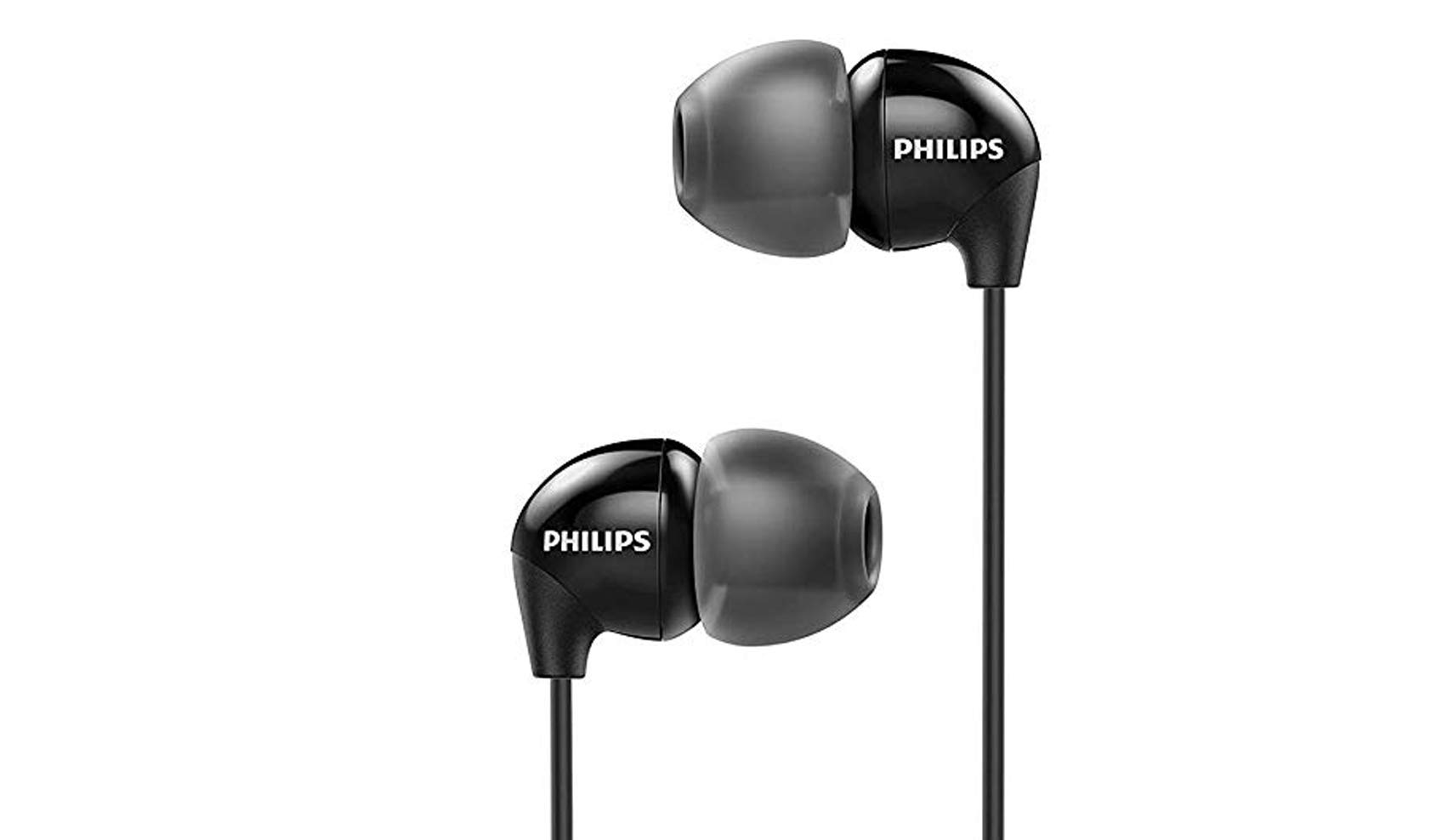 PHILIPS UpBeat SHB3595 Wireless Headphones, with up to 6 hours of playtime, in-line Mic - Black