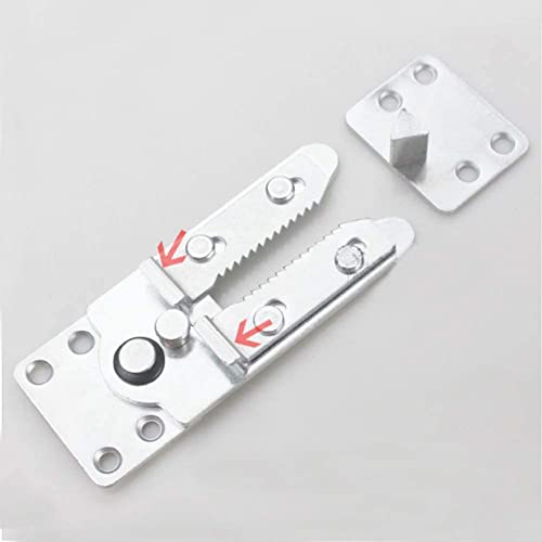 Sectional Sofa Connector, Tiberham 2 Pcs Snap Style Couch Sofa Clips Furniture Connector, Heavy Duty Metal Snap Interlocking Clip Connecting Bracket