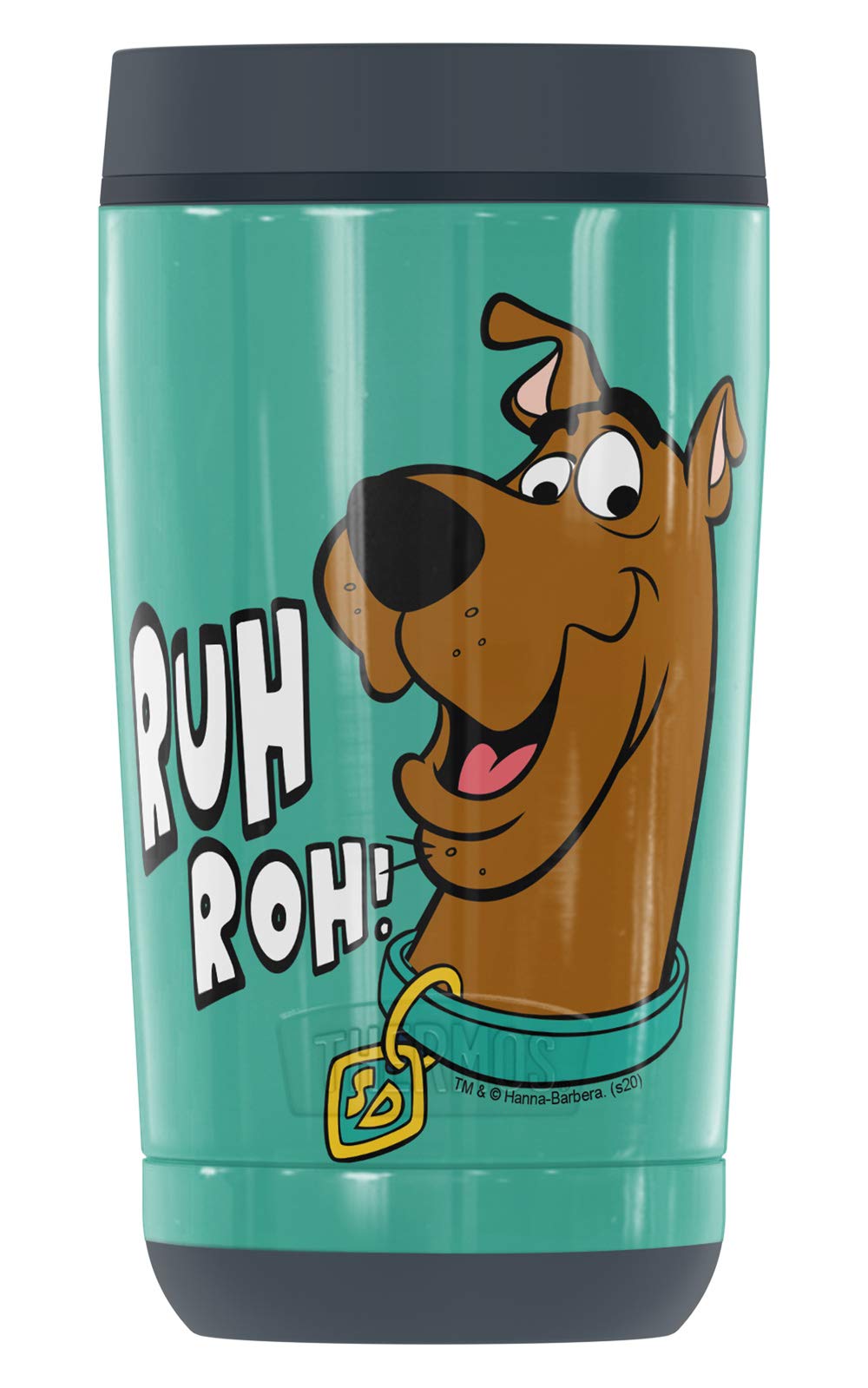 THERMOS Scooby-Doo Ruh Roh Face, GUARDIAN COLLECTION Stainless Steel Travel Tumbler, Vacuum insulated & Double Wall, 12oz