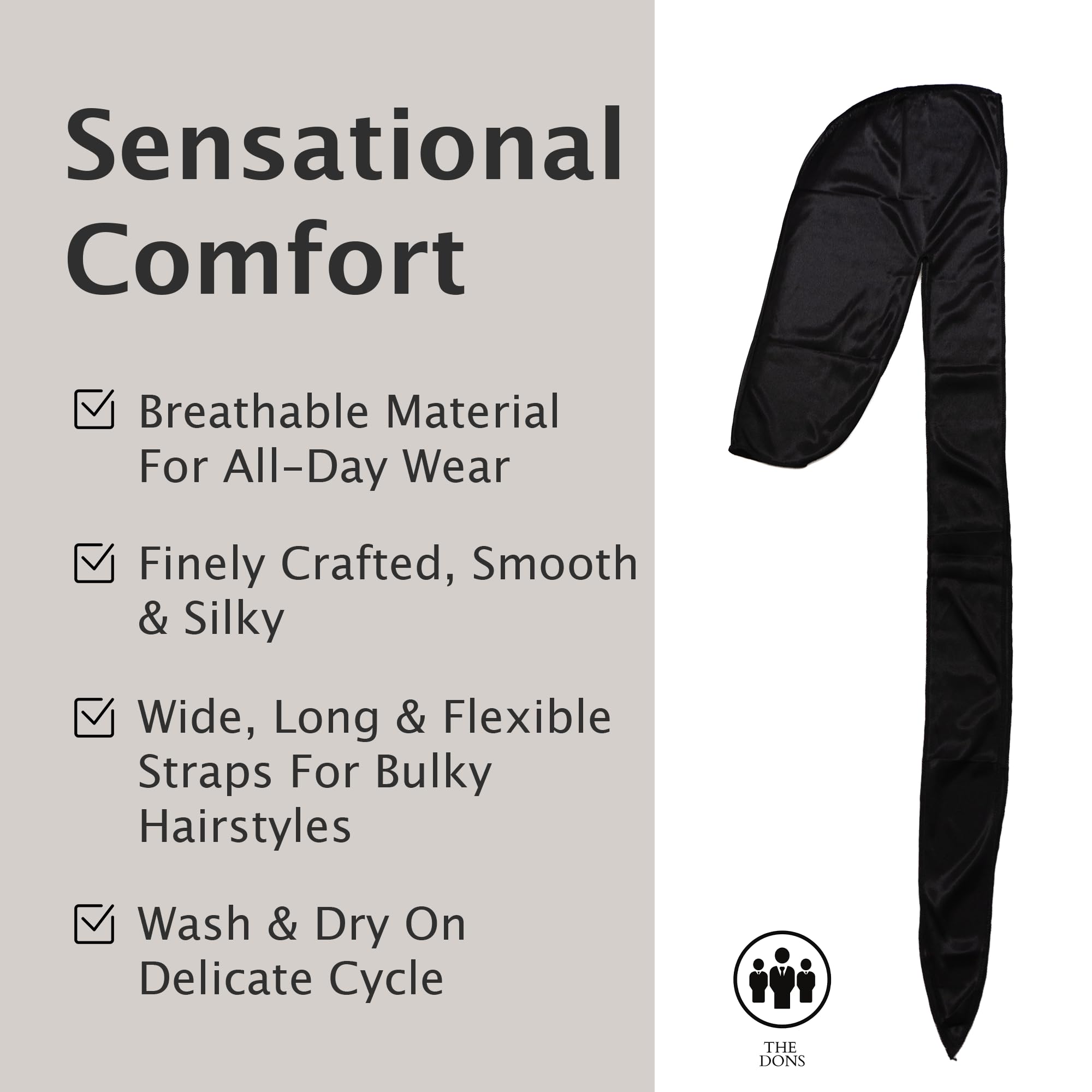 Premium Silky Donrags (Multiple Colors) β Outstanding Compression | Sensational Comfort & Luxurious Material