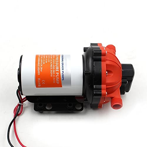 XuuSHA Hand Bilge Pump DC Diaphragm Pump 12V 24V 3.0-20.0LPM 17-60PSI Fresh Water Pump Bilge Pump Automatic (Voltage : 24V)