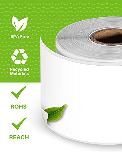 PHOMEMO - Replacement for DYMO 30256-2-5/16" X 4β Shipping Labels, Compatible with Rollo, DYMO Labelwriter 450, 4XL & Zebra Desktop Printers 8 Rolls/2400 Labels