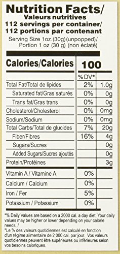Organic Popcorn Kernels - 7lbs Resealable Bulk Jug of Gourmet Popping Corn for Microwave, Stovetop, and Popper Machines by Great Northern Popcorn