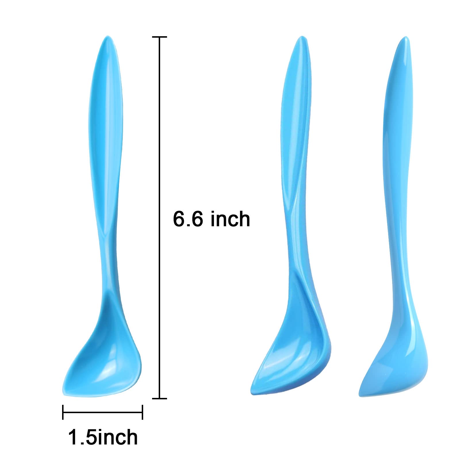 PetBonus 3-Pack Pet Food Can Spoon,Dog Cat Food Spoons, Long Handle Special Curved Design for Dog Cat Food Can Spoons