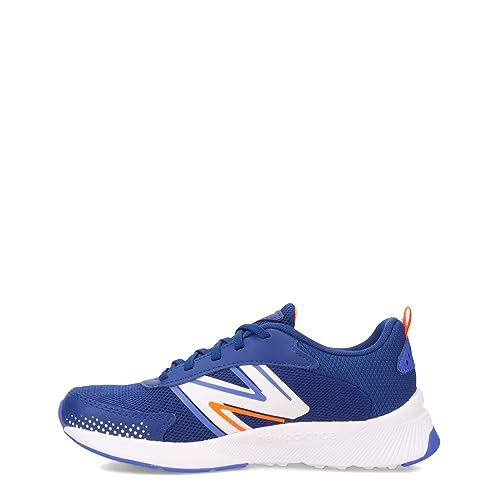 New Balance DynaSoft 545 V1 Lace-Up Running Shoe, Night Sky/Blaze Orange/Marine Blue, 6 US Unisex big kid
