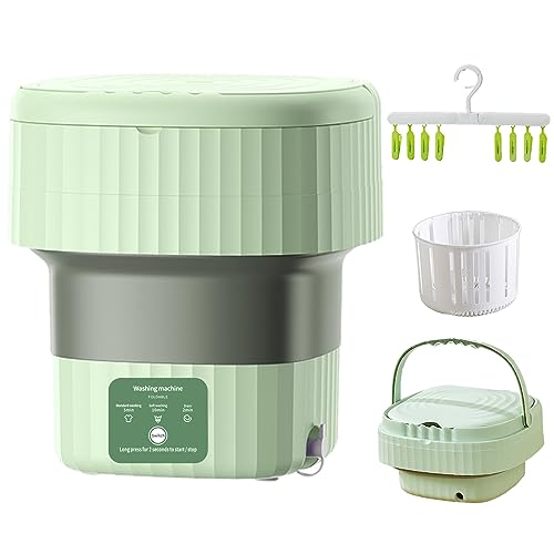 Portable Washing Machine,6.5L Large Capacity Mini Washing Machine with 3 Modes Deep Cleaning,Foldable Washer for Underwear, Baby Clothes or Small Items,Suitable for Apartments, Dorms and Travel