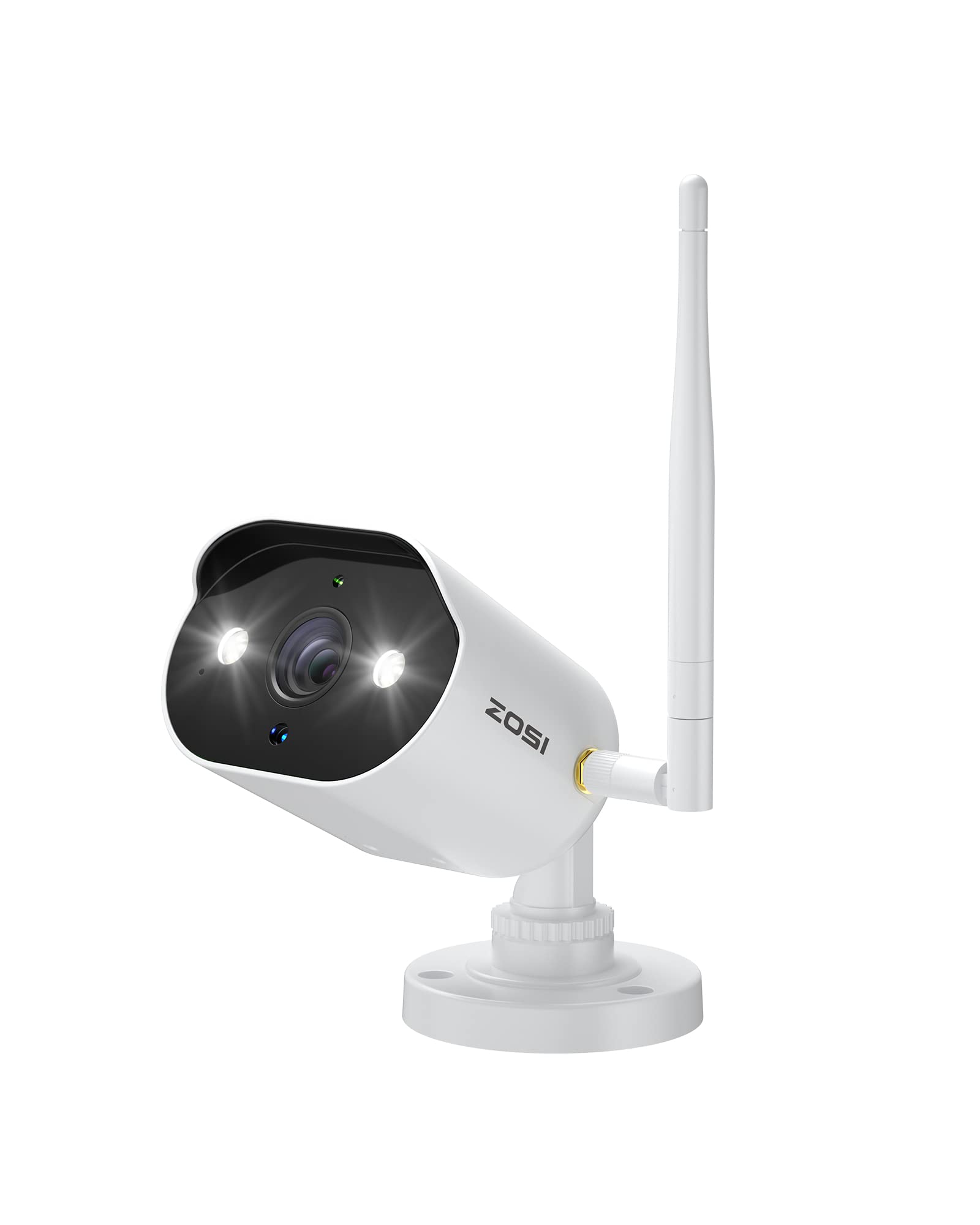 ZOSI ZG3023S Add-on Camera 3MP HD WiFi IP Network Camera Outdoor Indoor Home Security Camera Only Compatible with ZOSI NVR Recroder Video Surveillance Camera System(Model:ZR08GP)