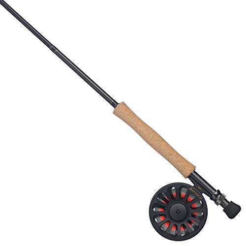 PENN Fishing Battle Fly Reel and Fishing Rod Outfit Combo, Black, 8wt, BTLFLY8WT90