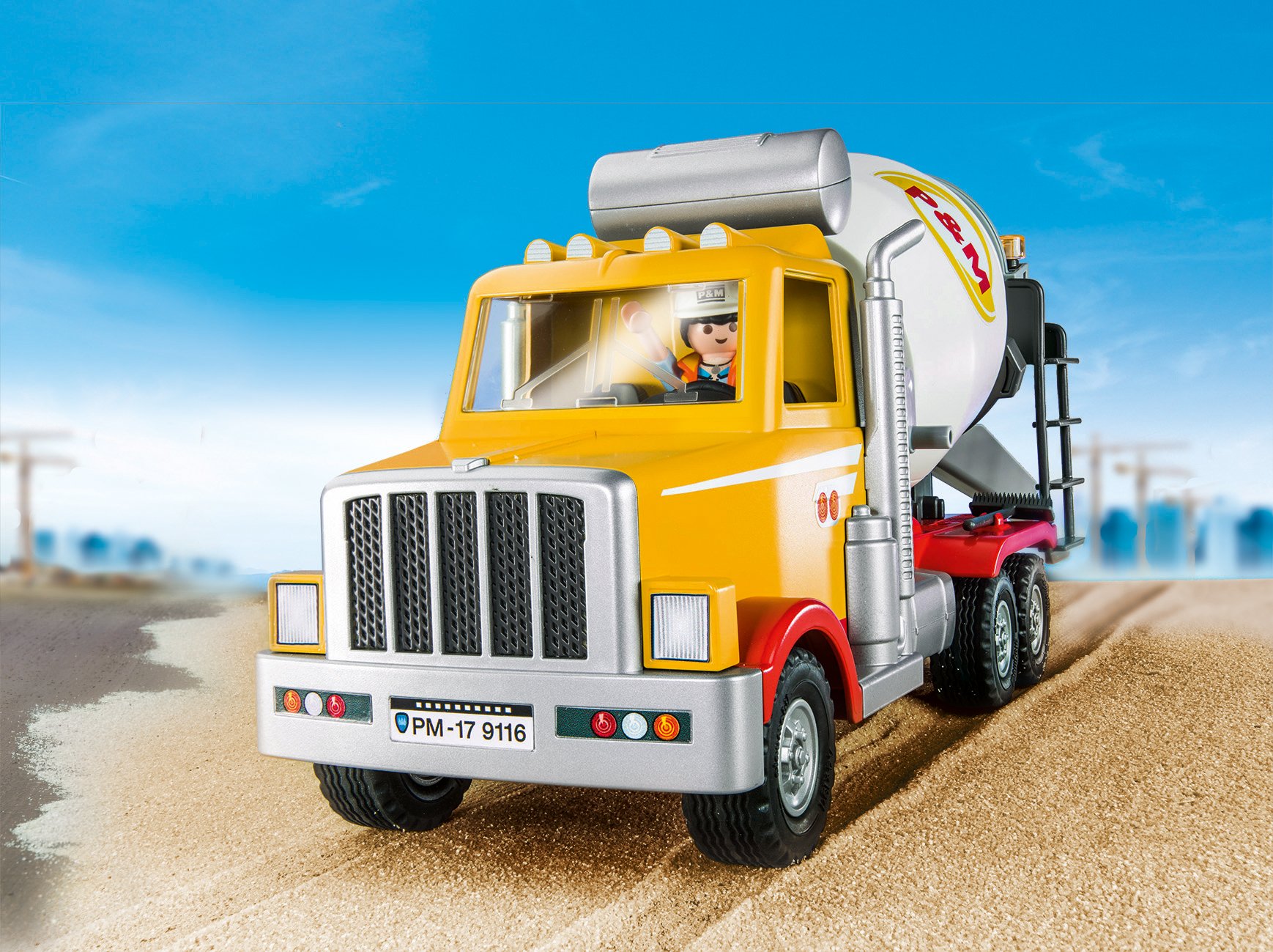 Playmobil Cement Truck Building Kit
