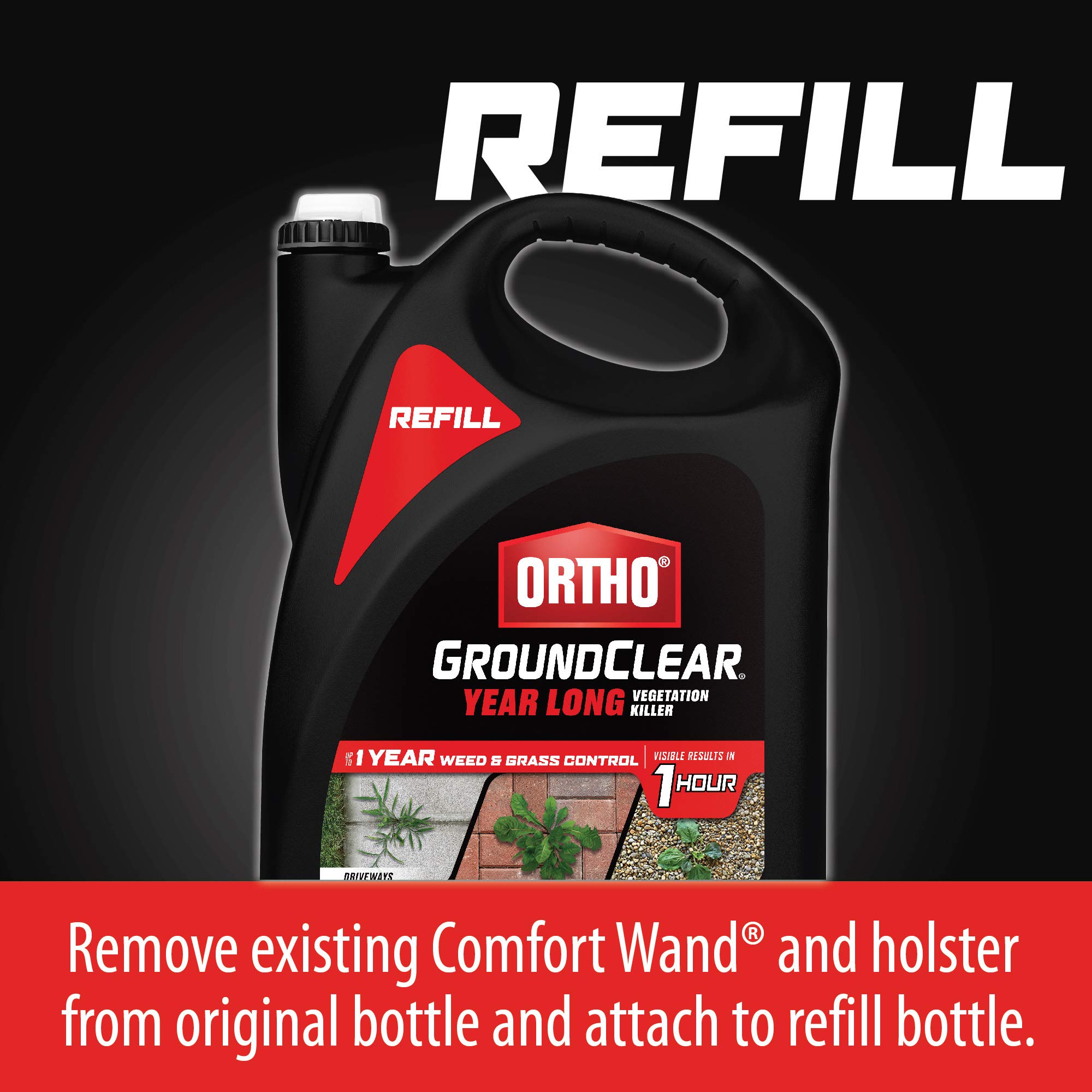 Ortho GroundClear Year Long Vegetation Killer and Ortho Home Defense Insect Killer for Indoor & Perimeter2 Bundle